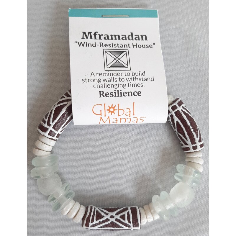 Armband ADINKRA MFRAMADAN brown, 13,90