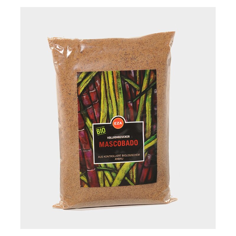 MASCOBADO 1000g kbA Vollrohrzucker, 6,29